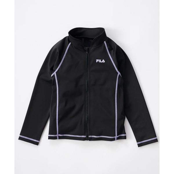 『タイムセール実施中』ZOZO問い合わせ番号:91339897ショップ:Kappa/FILA，カッパ/フィラブランド:FILA，フィラ商品名:【男女兼用 / スクール対応】ロゴ長袖フルジップラッシュガードカテゴリ:水着/着物・浴衣>ラ...