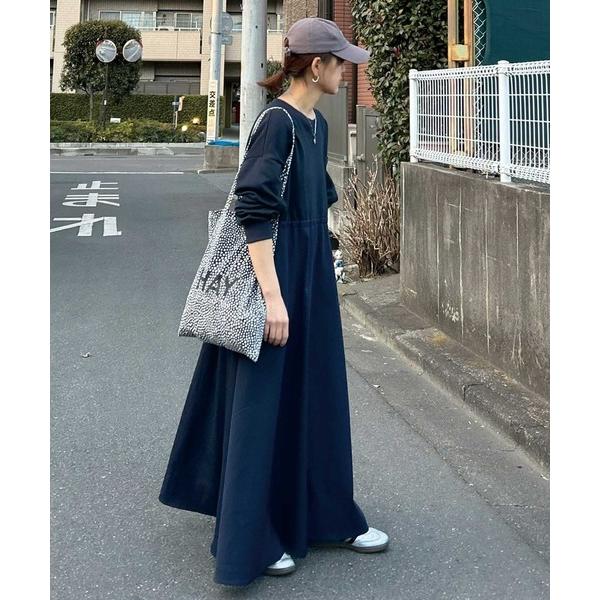 『タイムセール実施中』ZOZO問い合わせ番号:91340941ショップ:CORNERS，コーナーズブランド:CORNERS，コーナーズ商品名:【CORNERS by KR】長袖スウェットドッキングワンピースカテゴリ:ワンピース/ドレス&gt...