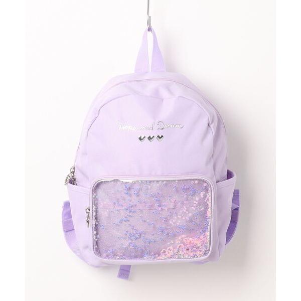 『タイムセール実施中』ZOZO問い合わせ番号:91341155ショップ:こどもの森e-shop，コドモノモリイーショップブランド:Kids Foret，キッズフォーレ商品名:スパンコール入りクリアポケットリュックカテゴリ:バッグ>バッ...