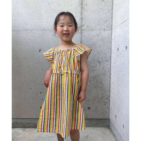 『セール実施中』ZOZO問い合わせ番号:91341165ショップ:こどもの森e-shop，コドモノモリイーショップブランド:TARKER，ターカー商品名:ストライプ柄ワンピースカテゴリ:ワンピース/ドレス>ワンピースブランド品番:K4...