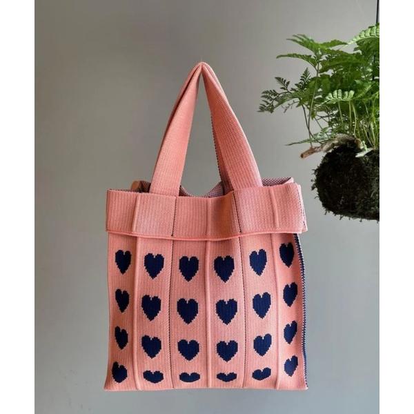 ZOZO問い合わせ番号:91341310ショップ:KNT365，ケイエヌティサンロクゴブランド:KNT365，ケイエヌティサンロクゴ商品名:Co-Knitty Heartカテゴリ:バッグ>ハンドバッグブランド品番:KNB007-102...