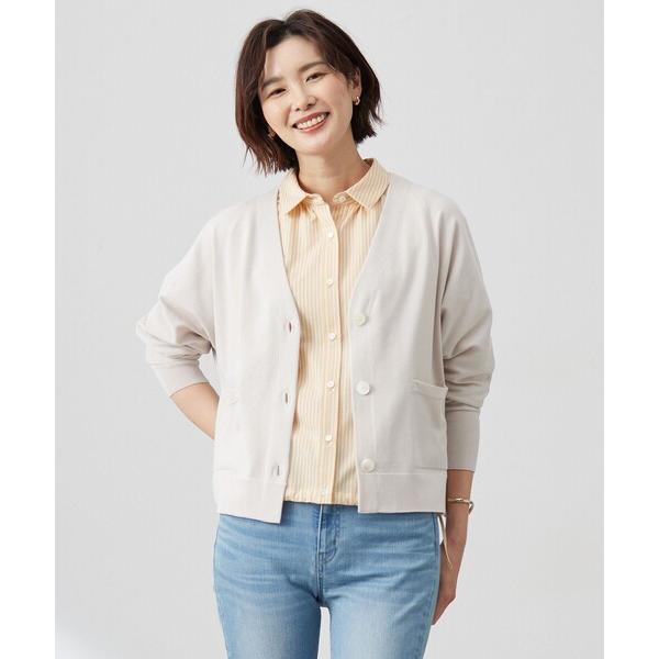 『セール実施中』ZOZO問い合わせ番号:91372668ショップ:J.PRESS，ジェイプレスブランド:J.PRESS，ジェイプレス商品名:【洗える】Cotton Acetate ドルマンスリーブ カーディガンカテゴリ:トップス>カー...