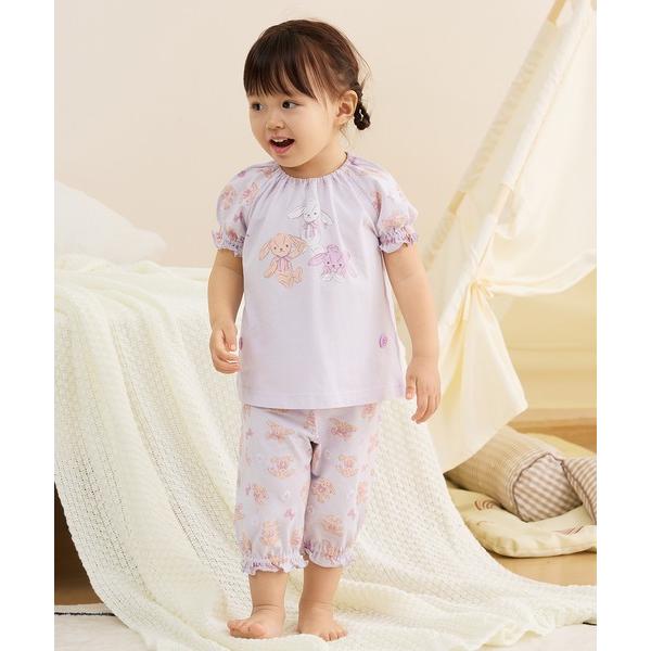 『タイムセール実施中』ZOZO問い合わせ番号:91372874ショップ:Combi mini，コンビミニブランド:combimini，コンビミニ商品名:おなか安心ボタン付き半袖ガーリーパジャマ（ぬいぐるみ）カテゴリ:ルームウェア>ルー...