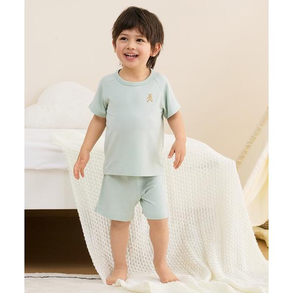 『タイムセール実施中』ZOZO問い合わせ番号:91372893ショップ:Combi mini，コンビミニブランド:combimini，コンビミニ商品名:接触冷感モダール半袖パジャマカテゴリ:ルームウェア>ルームウェア/パジャマブランド...