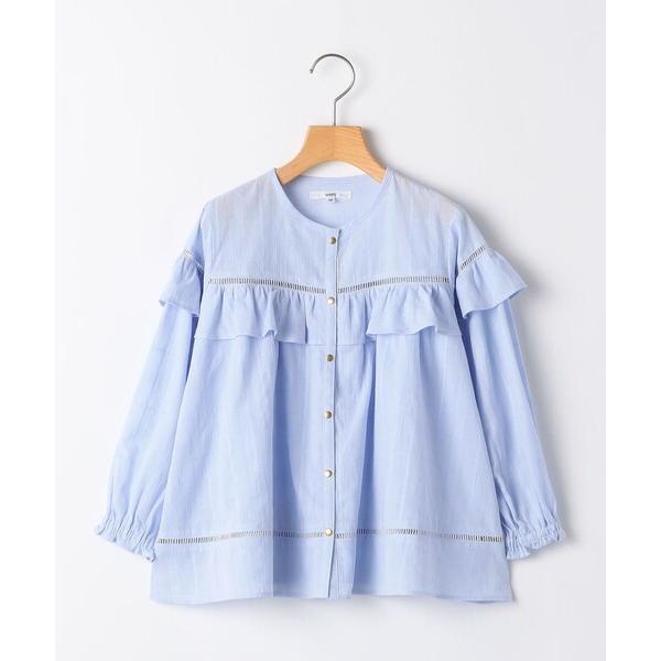 『タイムセール実施中』ZOZO問い合わせ番号:91373156ショップ:SHIPS KIDS，シップス キッズブランド:SHIPS，シップス商品名:SHIPS KIDS:80〜90cm / スナップ ボタン フリル ブラウスカテゴリ:トップ...