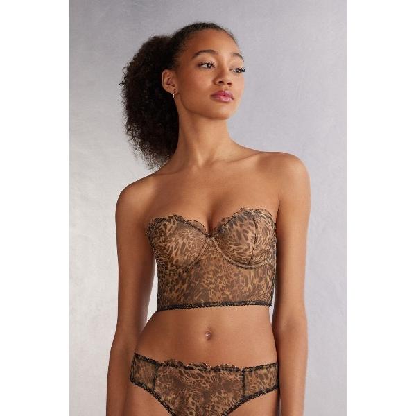 『セール実施中』ZOZO問い合わせ番号:91373593ショップ:Intimissimi，インティミッシミブランド:Intimissimi，インティミッシミ商品名:Always Glamorous アニマルプリント Giada バンドゥビス...