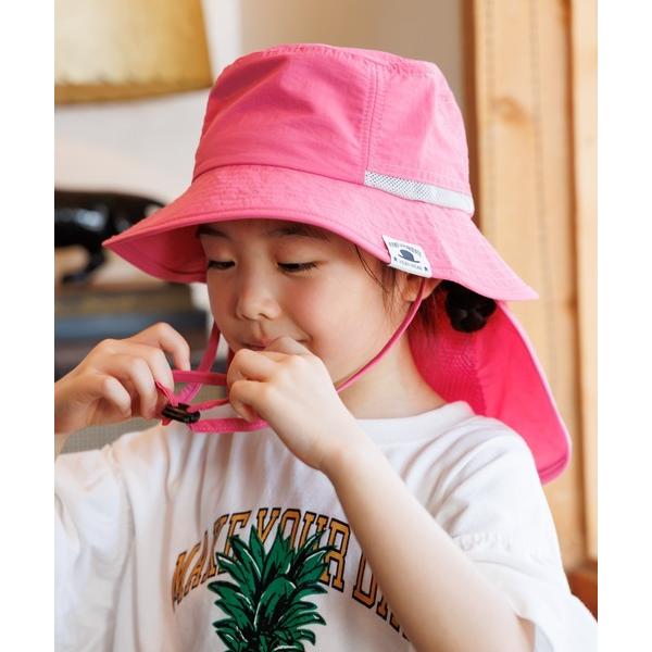 『タイムセール実施中』ZOZO問い合わせ番号:91375182ショップ:MAKE YOUR DAY，メイクユアデイブランド:MAKE YOUR DAY，メイクユアデイ商品名:保冷剤が入れられる日よけ付きナイロンハットカテゴリ:帽子>ハ...