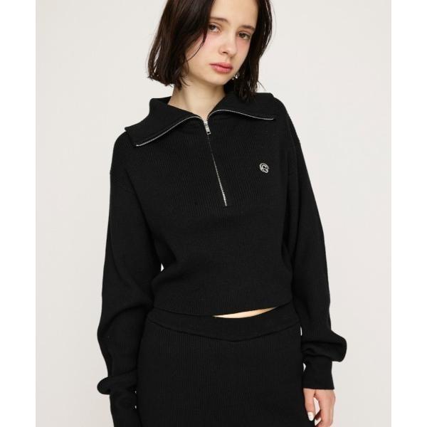 『セール実施中』ZOZO問い合わせ番号:91375239ショップ:SLY，スライブランド:SLY，スライ商品名:FRONT ZIP KNIT TOPS フロント ジップ ニット トップスカテゴリ:トップス>ニット/セーターブランド品番...