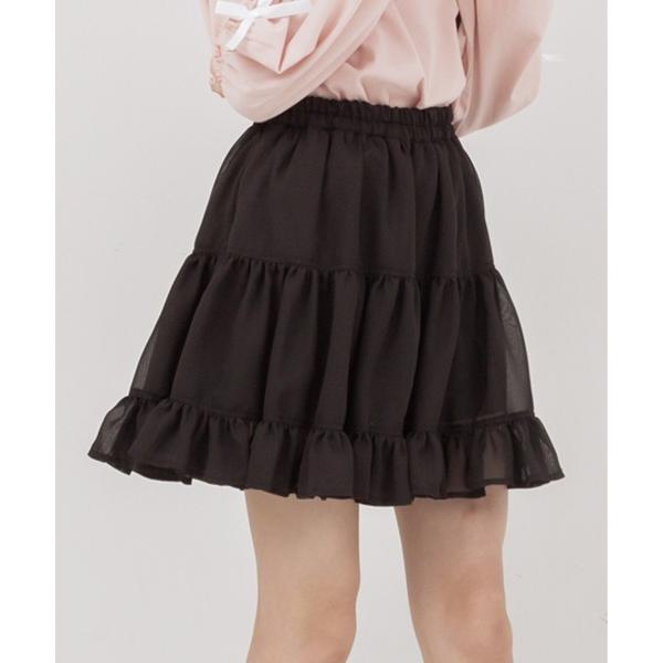 『タイムセール実施中』ZOZO問い合わせ番号:91375379ショップ:BABYDOLL，ベビードールブランド:PINKHUNT，ピンクハント商品名:PINKHUNT ピンクハント ティアードシフォン スカート 0366Kカテゴリ:スカート...