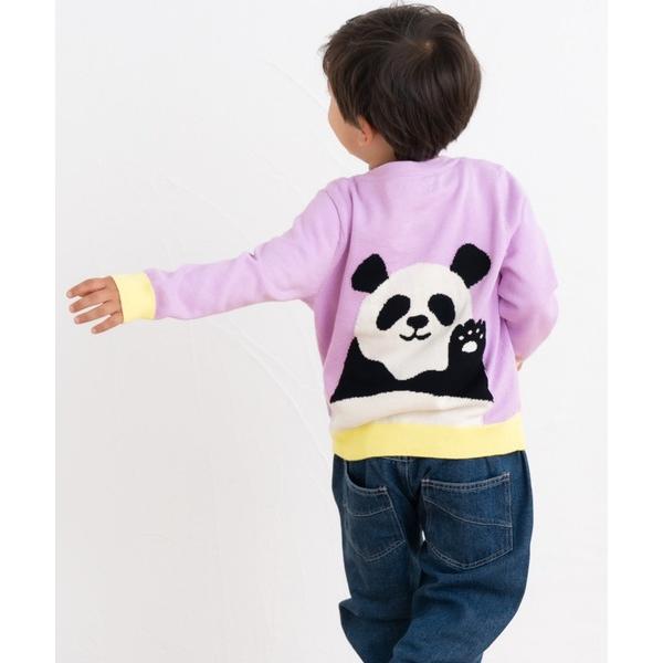 『セール実施中』ZOZO問い合わせ番号:91408277ショップ:Wonder apartment，ワンダーアパートメントブランド:ami amie，アミアミ商品名:ハーイ、パンダカーディガンカテゴリ:トップス>カーディガン/ボレロブ...