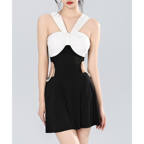 『タイムセール実施中』※このアイテムは返品・交換対象外商品です。ZOZO問い合わせ番号:91408452ショップ:TeddyShop，テディショップブランド:TeddyShop，テディショップ商品名:レディース 配色リボンモチーフサイドカッ...