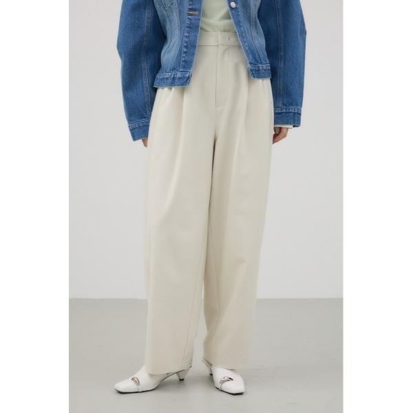 『セール実施中』ZOZO問い合わせ番号:91409042ショップ:AZUL BY MOUSSY，アズールバイマウジーブランド:crie conforto，クリーコンフォルト商品名:オーバルタックワイドパンツカテゴリ:パンツ>スラックス...
