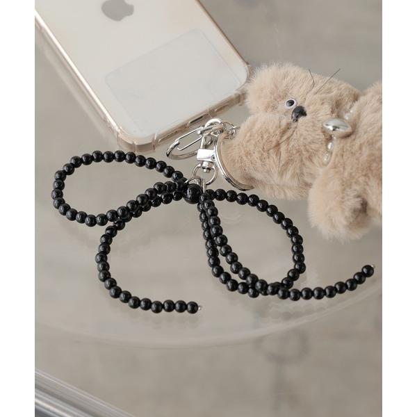 『タイムセール実施中』ZOZO問い合わせ番号:91409839ショップ:ROOP TOKYO，ループトーキョーブランド:ROOPTOKYO，ループトウキョウ商品名:Beaded Big Ribbon Charm/ビーズビッグリボンチャーム ...