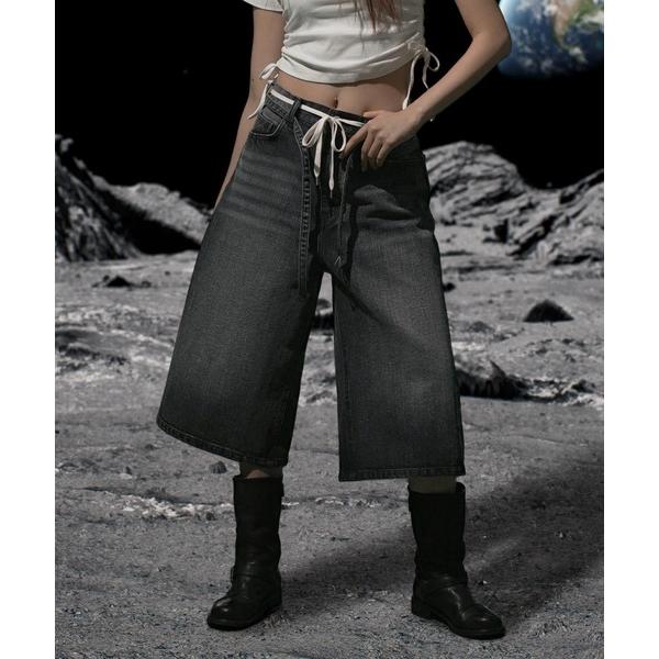 『タイムセール実施中』ZOZO問い合わせ番号:91411241ショップ:EMMA CLOTHES，エマ クローズブランド:Nebula Fusion，ネビュラフュージョン商品名:13oz denim double drawst baggy ...