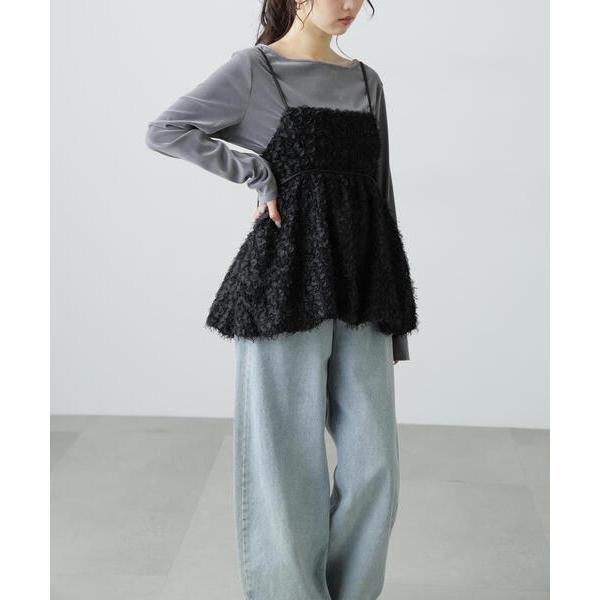 『タイムセール実施中』ZOZO問い合わせ番号:91411665ショップ:FREE'S MART，フリーズマートブランド:FREE'S MART，フリーズマート商品名:◆［MFM］フワフワバルーンキャミソールカテゴリ:トップス>キャミソ...