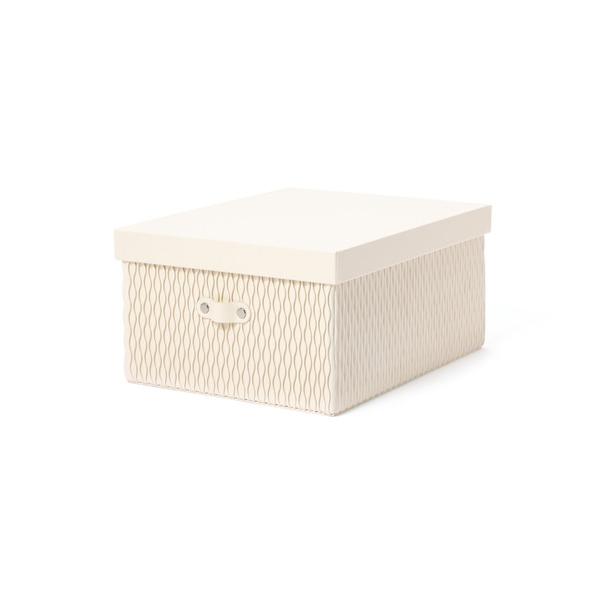 ZOZO問い合わせ番号:91411950ショップ:Francfranc，フランフランブランド:Francfranc，フランフラン商品名:ウェーブ ボックス L アイボリーカテゴリ:インテリア>収納グッズブランド品番:111106005...