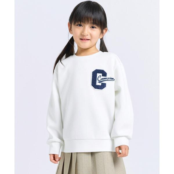 『セール実施中』ZOZO問い合わせ番号:91412050ショップ:COMME CA ISM，コムサイズムブランド:COMME CA ISM，コムサイズム商品名:ワッペン付き 長袖トレーナーカテゴリ:トップス>スウェットブランド品番:9...