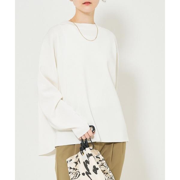 『セール実施中』ZOZO問い合わせ番号:91412734ショップ:qualite，カリテブランド:qualite，カリテ商品名:コットンストレッチハイネックニット/春服/オフィスカジュアル/ボーダーニットカテゴリ:トップス>ニット/セ...