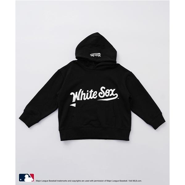 『セール実施中』ZOZO問い合わせ番号:91443845ショップ:petit main，プティマインブランド:and D. petit main，アンドディープティマイン商品名:【MLB】ロゴプリントワイドスウェットパーカーカテゴリ:トップ...