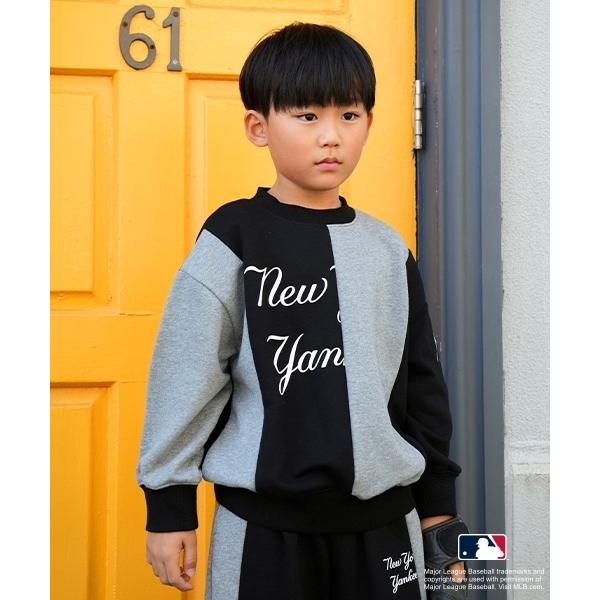 『セール実施中』ZOZO問い合わせ番号:91443847ショップ:petit main，プティマインブランド:and D. petit main，アンドディープティマイン商品名:【MLB】切替ビッグスウェットカテゴリ:トップス>スウェ...