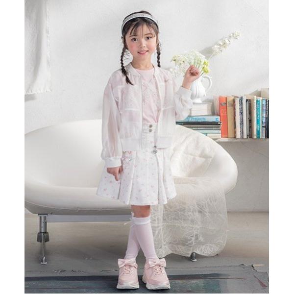 『セール実施中』ZOZO問い合わせ番号:91443875ショップ:NARUMIYA ONLINE，ナルミヤ オンラインブランド:mezzo piano，メゾピアノ商品名:リボン刺繍・花柄　タックスカパンカテゴリ:スカート>スカートブラ...