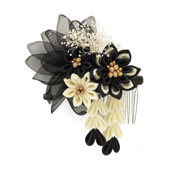 ZOZO問い合わせ番号:91444063ショップ:SOUBIEN，ソウビエンブランド:SOUBIEN，ソウビエン商品名:flowerつまみ細工 髪飾りカテゴリ:水着/着物・浴衣>和装小物ブランド品番:sbn-kaz10595，sbn-...