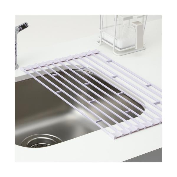 『セール実施中』ZOZO問い合わせ番号:91475559ショップ:Francfranc，フランフランブランド:Francfranc，フランフラン商品名:くるくる巻けるディッシュラック パープルカテゴリ:食器/キッチン>キッチンツールブ...