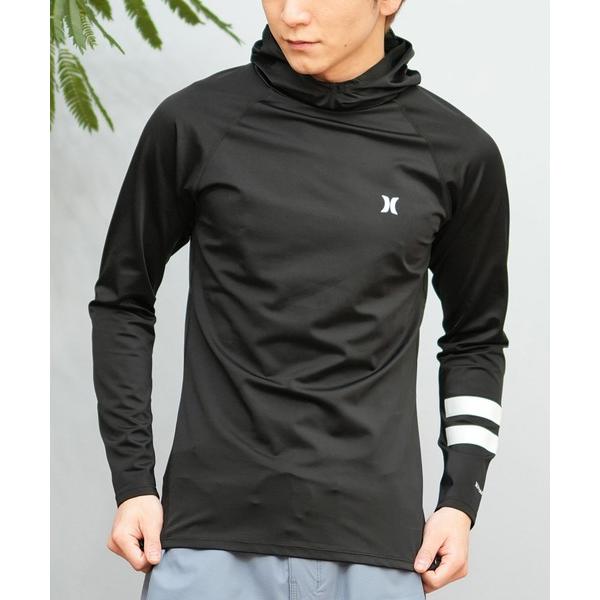ZOZO問い合わせ番号:91476956ショップ:ムラサキスポーツ，ムラサキスポーツブランド:Hurley ，ハーレー，ムラサキスポーツ，ムラサキスポーツ商品名:Hurley/ハーレー 長袖/ロンT フード付き UVケアラッシュガード MS...