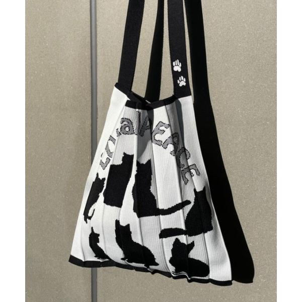 ZOZO問い合わせ番号:91477495ショップ:KNT365，ケイエヌティサンロクゴブランド:KNT365，ケイエヌティサンロクゴ商品名:Knitty Catカテゴリ:バッグ>トートバッグブランド品番:KNB005-152素材:ポリ...