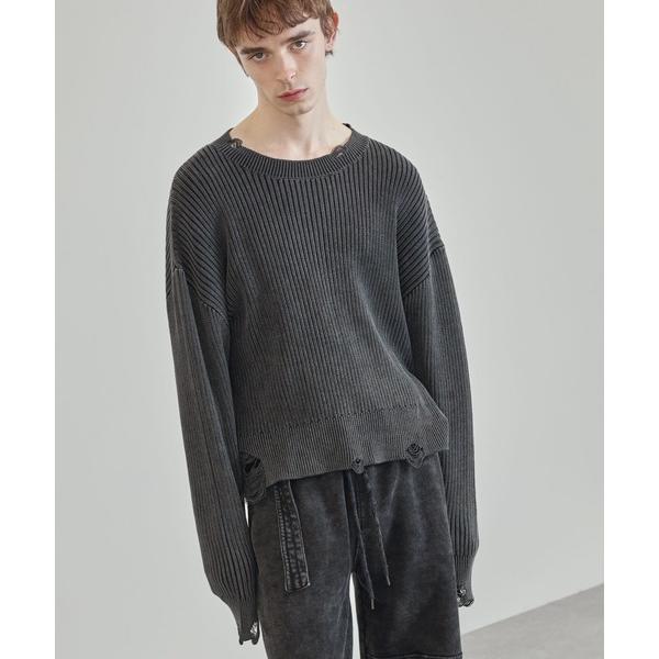 『タイムセール実施中』ZOZO問い合わせ番号:91477522ショップ:EMMA CLOTHES，エマ クローズブランド:Ruelle，ルーエル商品名:【Ruelle】Faded Distressed Cropped Short-Sleev...