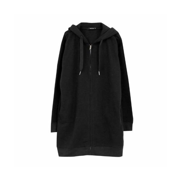 ZOZO問い合わせ番号:91508002ショップ:aquagarage，アクアガレージブランド:aquagarage，アクアガレージ商品名:裏起毛ロング丈パーカーカテゴリ:ジャケット/アウター>ノーカラージャケットブランド品番:cw0...