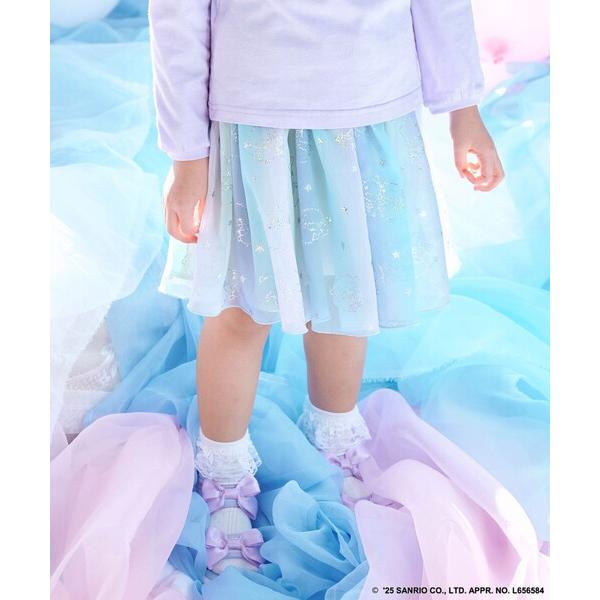 『セール実施中』ZOZO問い合わせ番号:91508607ショップ:any FAM，エニィ ファムブランド:any Fam，エニィファム商品名:【any FAM× リトルツインスターズ 】キキ＆ララ シフォンスカートカテゴリ:スカート>...