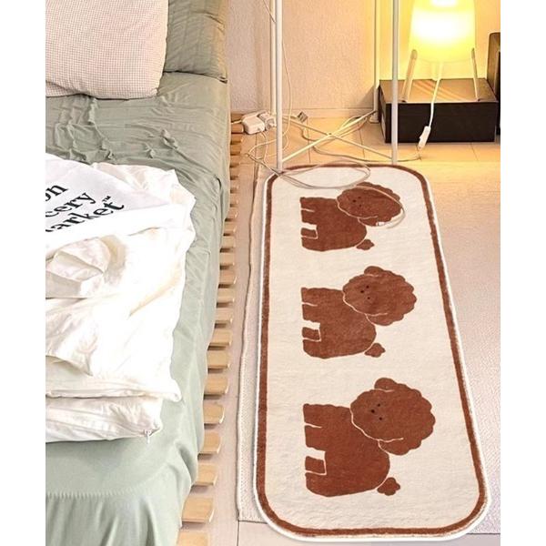 『タイムセール実施中』ZOZO問い合わせ番号:91508798ショップ:Ada.，エイダブランド:SHEPP，シープ商品名:わんちゃんイラストラグマット バス キッチン 玄関 ベッドルームカテゴリ:インテリア>ラグ/マットブランド品番...