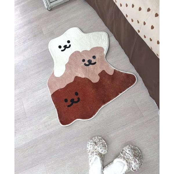 『タイムセール実施中』ZOZO問い合わせ番号:91508802ショップ:Ada.，エイダブランド:SHEPP，シープ商品名:重なるわんちゃん アニマル ミニラグマット バス キッチン 玄関カテゴリ:インテリア>ラグ/マットブランド品番...