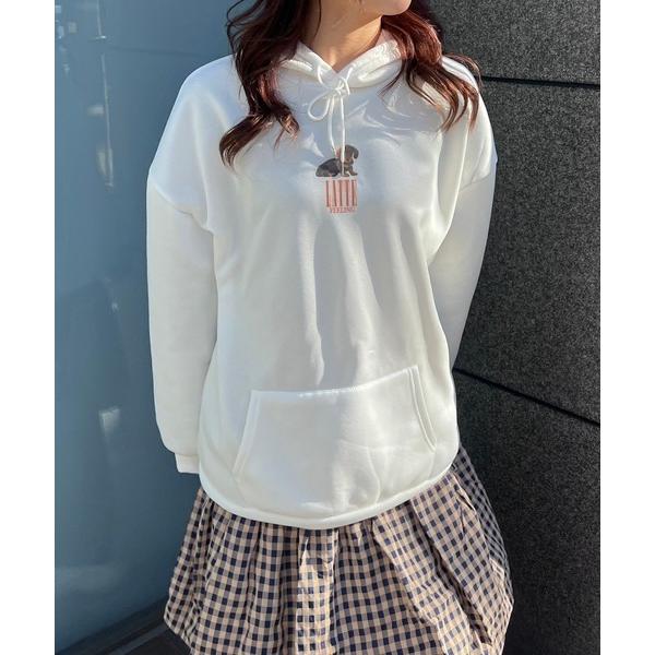 『タイムセール実施中』ZOZO問い合わせ番号:91509081ショップ:merrylatte，メリーラテブランド:merrylatte，メリーラテ商品名:ダックスLATTEパーカーカテゴリ:トップス>パーカーブランド品番:ck41素材...