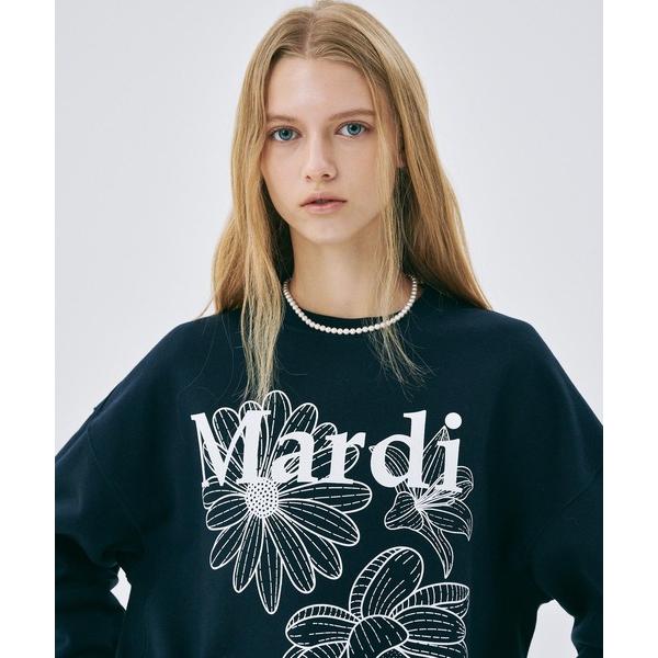 ZOZO問い合わせ番号:91509187ショップ:Mardi Mercredi，マルディメクルディブランド:Mardi Mercredi，マルディメクルディ商品名:SWEATSHIRT TRIPLE FLOWERカテゴリ:トップス>ス...