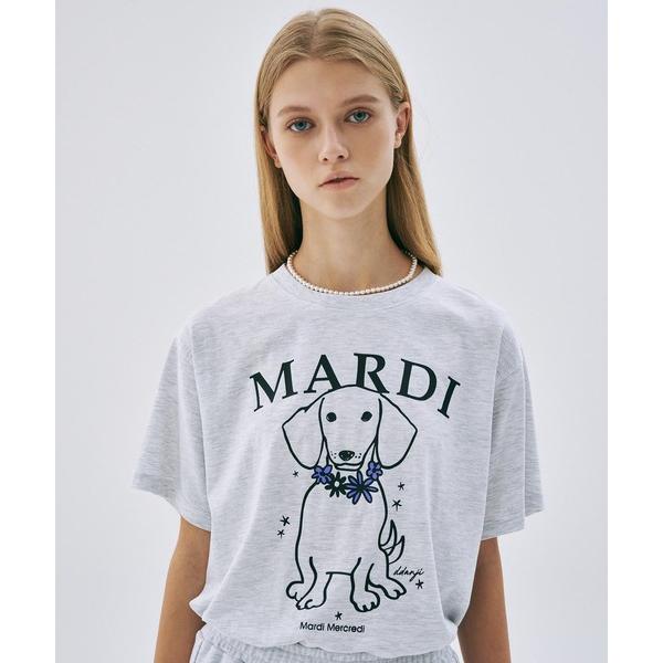 ZOZO問い合わせ番号:91509189ショップ:Mardi Mercredi，マルディメクルディブランド:Mardi Mercredi，マルディメクルディ商品名:TSHIRT SWING THE TAIL DDANJI FLOWER NE...