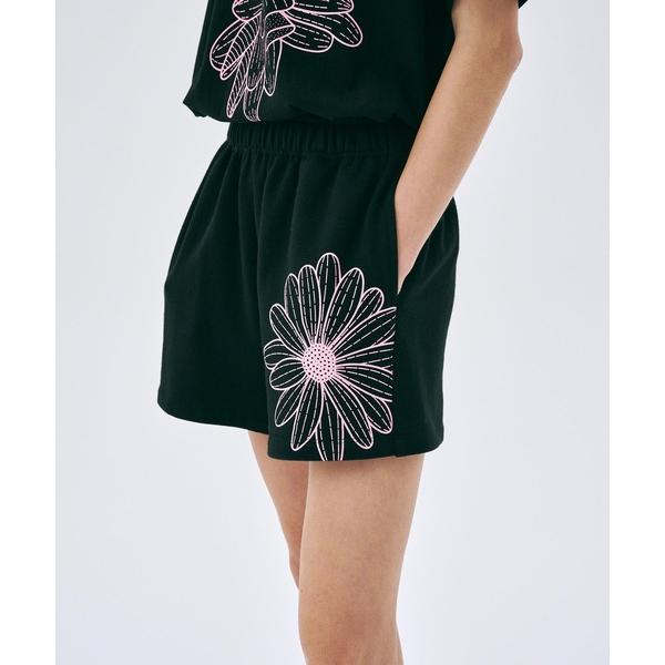 『タイムセール実施中』ZOZO問い合わせ番号:91509191ショップ:Mardi Mercredi，マルディメクルディブランド:Mardi Mercredi，マルディメクルディ商品名:SWEAT SHORTS FLOWERカテゴリ:パンツ...