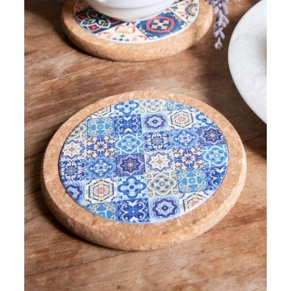 ZOZO問い合わせ番号:91509909ショップ:チャイハネ，チャイハネブランド:欧州航路，オウシュウコウロ商品名:【欧州航路】コルクタイル柄コースターカテゴリ:食器/キッチン>ランチョンマット/テーブルウェアブランド品番:LCYP5...