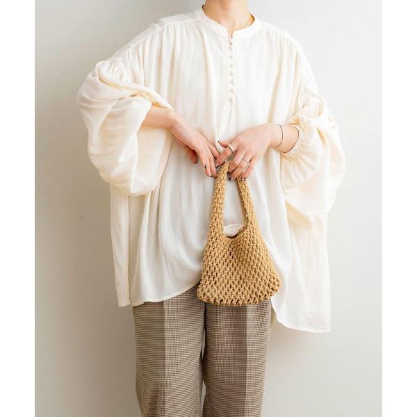 『タイムセール実施中』ZOZO問い合わせ番号:91510881ショップ:Chaco closet，チャコクローゼットブランド:NOAHL，ノアル商品名:【NOAHL】くるみボタン楊柳ボリュームブラウスカテゴリ:トップス>シャツ/ブラウ...