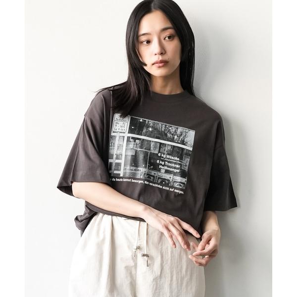 『タイムセール実施中』ZOZO問い合わせ番号:91545717ショップ:mili an deni，ミリアンデニブランド:mili an deni，ミリアンデニ商品名:半袖シティスケープフォトプリントTシャツカテゴリ:トップス>Tシャツ...