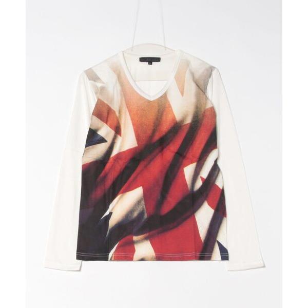 『タイムセール実施中』ZOZO問い合わせ番号:91546316ショップ:realize，レアリゼブランド:ARCHIVER，アーカイバ商品名:【W】【it】【in the attic】Vネック/フラッグプリント/LS-Tカテゴリ:トップス&...
