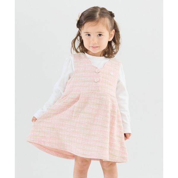 『セール実施中』ZOZO問い合わせ番号:91579455ショップ:moimoln，モイモルンブランド:moimoln，モイモルン商品名:ローラツイードジャンパースカートカテゴリ:ワンピース/ドレス>ワンピースブランド品番:M251OP...