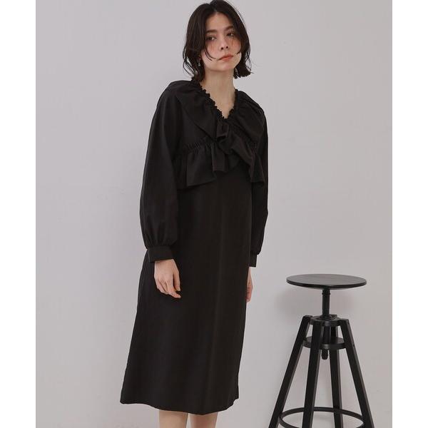 『セール実施中』ZOZO問い合わせ番号:91581961ショップ:OPAQUE.CLIP，オペークドットクリップブランド:OPAQUE.CLIP，オペークドットクリップ商品名:フリルデザインワンピース【洗濯機洗い可】カテゴリ:ワンピース/ド...