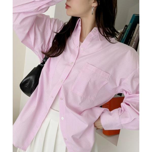 『タイムセール実施中』ZOZO問い合わせ番号:91607141ショップ:Ada.，エイダブランド:TREOVER，トレオーバー商品名:【羽織にも活躍】無地・ストライプオーバーシルエットシャツカテゴリ:トップス>シャツ/ブラウスブランド...