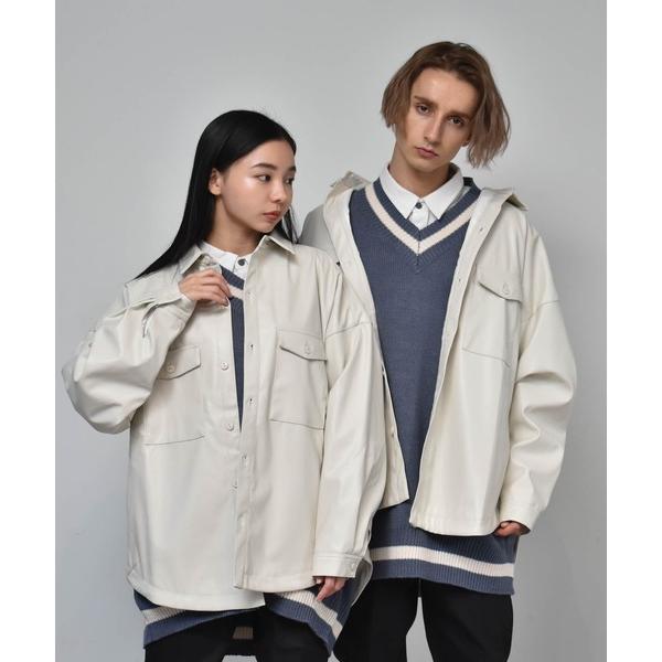 『セール実施中』参考価格：7，590円発売時期：2021年10月コンディション：C（やや使用感あり）使用感があり、やや気になる傷や汚れがあるアイテム後身頃・前身頃：汚れ参考商品名：PUフェイクレザー CPOシャツジャケット参考品番：2130...