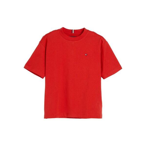 ZOZO問い合わせ番号:91612962ショップ:TOMMY HILFIGER，トミー ヒルフィガーブランド:TOMMY HILFIGER，トミーヒルフィガー商品名:BOYS エッセンシャルアーカイブフィットTシャツカテゴリ:トップス&gt...