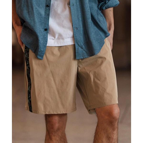 『セール実施中』ZOZO問い合わせ番号:91613892ショップ:CAMBIO，カンビオブランド:CAMBIO，カンビオ商品名:mp13263-Camouflage Line Tape Nylon Short Pants ショートパンツカテ...