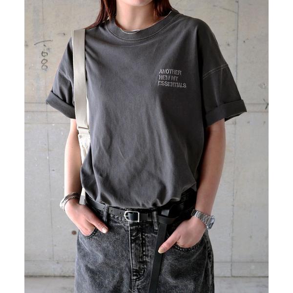 ZOZO問い合わせ番号:91616657ショップ:andme，アンドミーブランド:ANME，アンメ商品名:ピグメント加工ANMEエンブロイダリーロゴ半袖Tシャツカテゴリ:トップス>Tシャツ/カットソーブランド品番:2600070素材:...