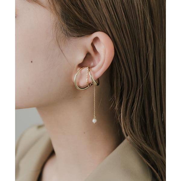 ZOZO問い合わせ番号:91617157ショップ:URBAN RESEARCH，アーバンリサーチブランド:SMELLY，スメリー商品名:『WEB/一部店舗限定』ドロップパールイヤカフカテゴリ:アクセサリー>イヤリングブランド品番:SM...